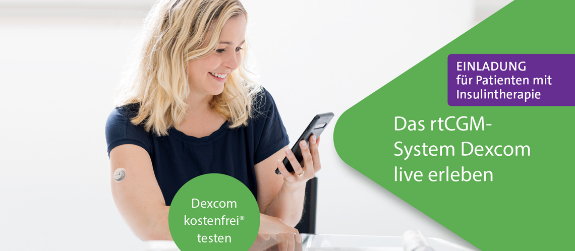 Das rtCGM-System Dexcom G7 live erleben